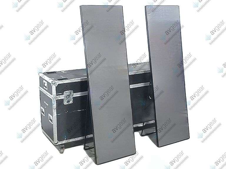 (2) TRT Transtech P2.5 LED iPoster Screens (BLUE LINE) w/ Soft Carry ...