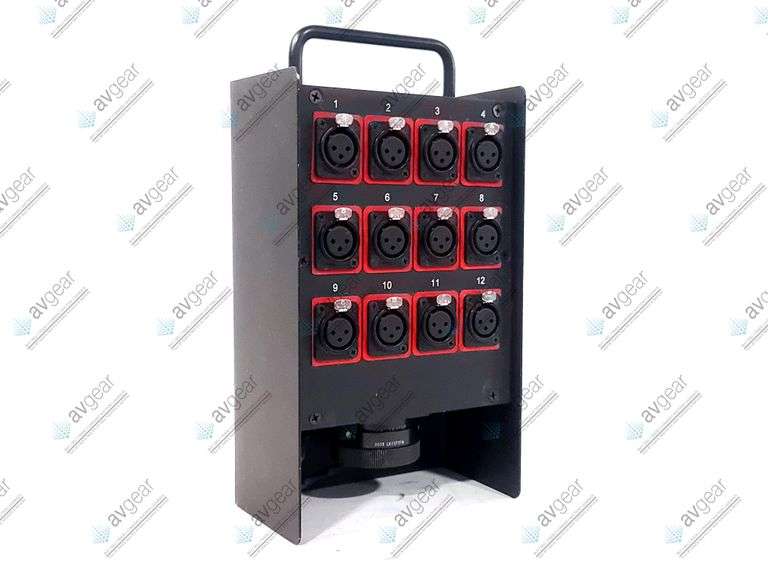 12-Channel XLR Stage Box w/ 37-Pin Connector - Joseph Finn Co., Inc.