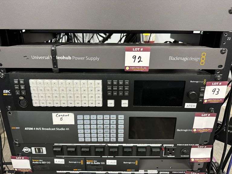 Blackmagic 8K 12G SDI ATEM Constellation Switcher - Joseph Finn Co., Inc.