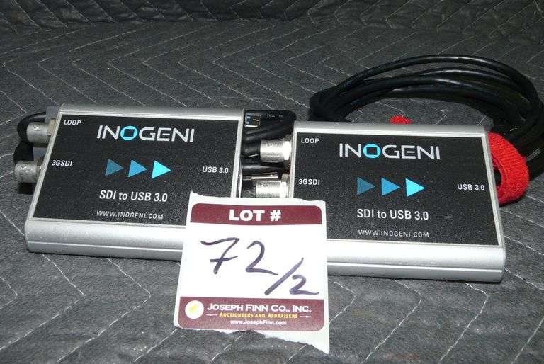 Lot (2) Inogeni SDI to USB 3.0 3G Carture Card with USB Cable - Joseph ...