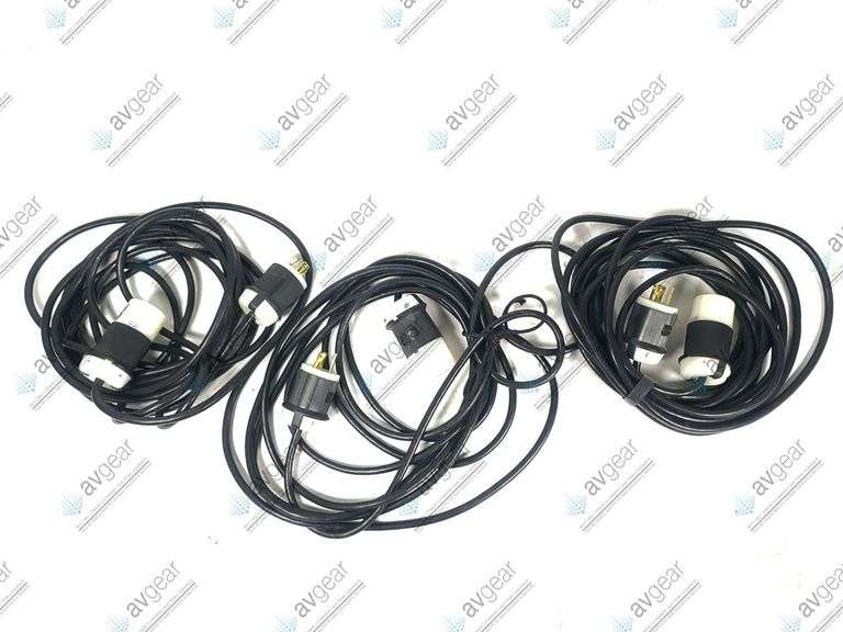(3) 25' - 16AWG Male to Female L6-20 Cables - Joseph Finn Co., Inc.