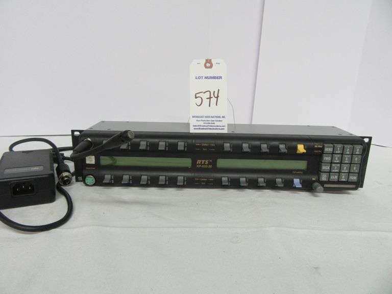 RTS KP-832-20 20 Position Intercom Panel XLR5F w/Mic-See Back Panel for ...