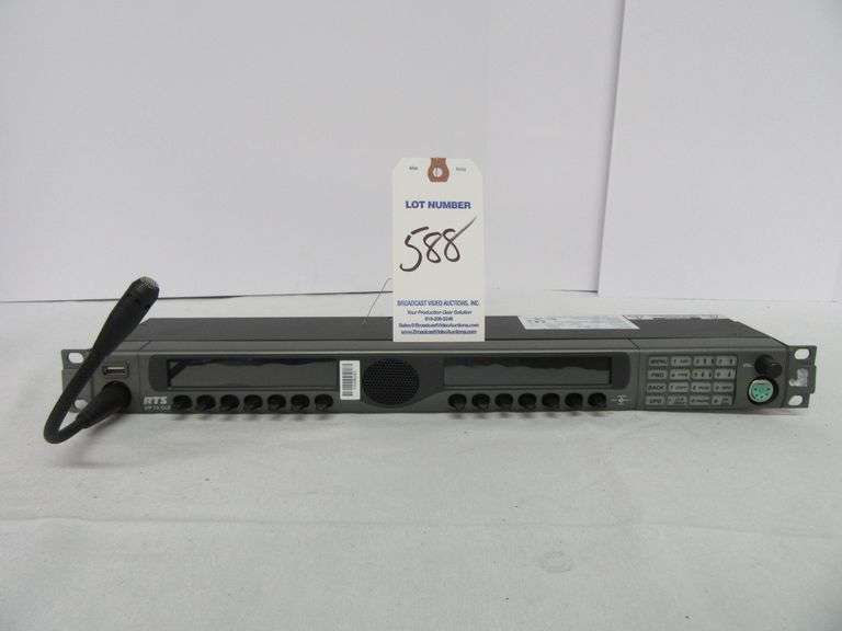 RTS KP12CLD 12 Lever Color Display Intercom Panel XLR5F & Mic - Joseph ...