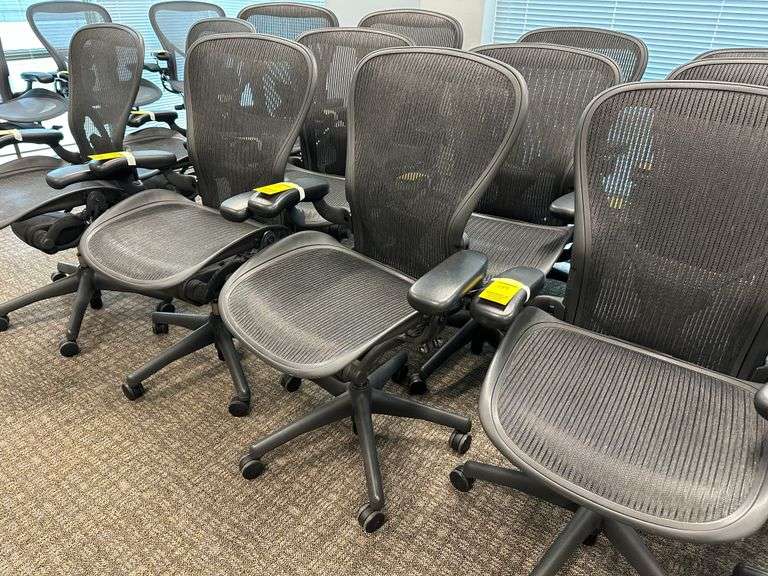 LOT (4) Herman Miller "C" Style Office Chairs - Joseph Finn Co., Inc.