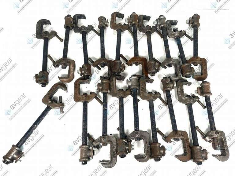 (19) Side Arms w/ Altman C-Clamps - Joseph Finn Co., Inc.