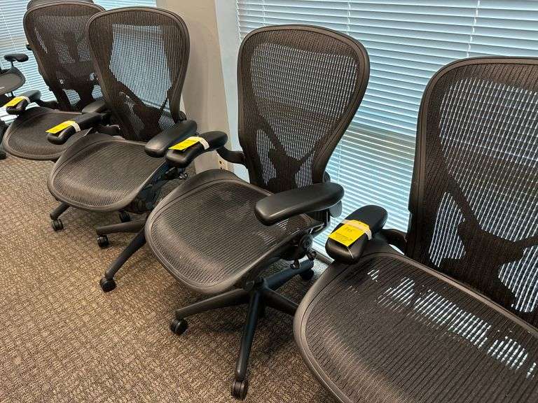 LOT (4) Herman Miller "C" Style Office Chairs - Joseph Finn Co., Inc.