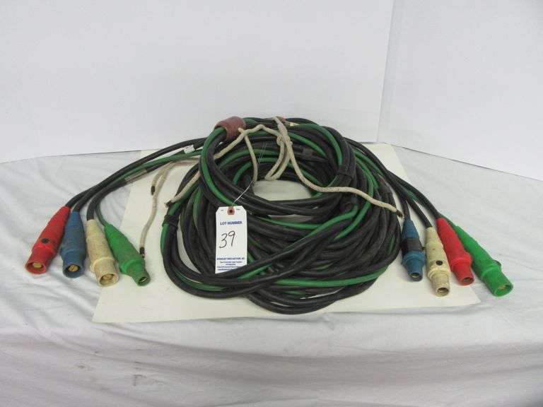CAM Lock 2/0 AWG 50' Entertainment,Generator Power Cables 4 Cable Set ...