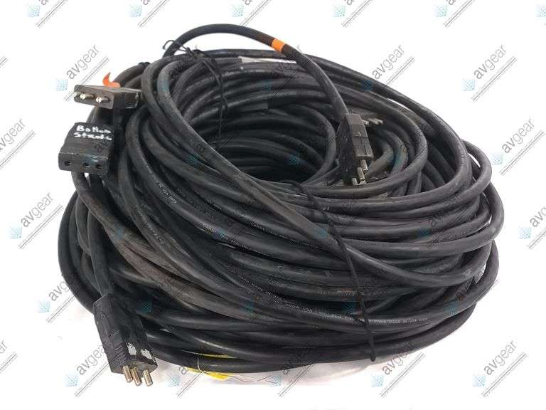 (4) 50' 12/3 AWG 600V Male Stage Pin - Female Stage Pin Cables - Joseph ...