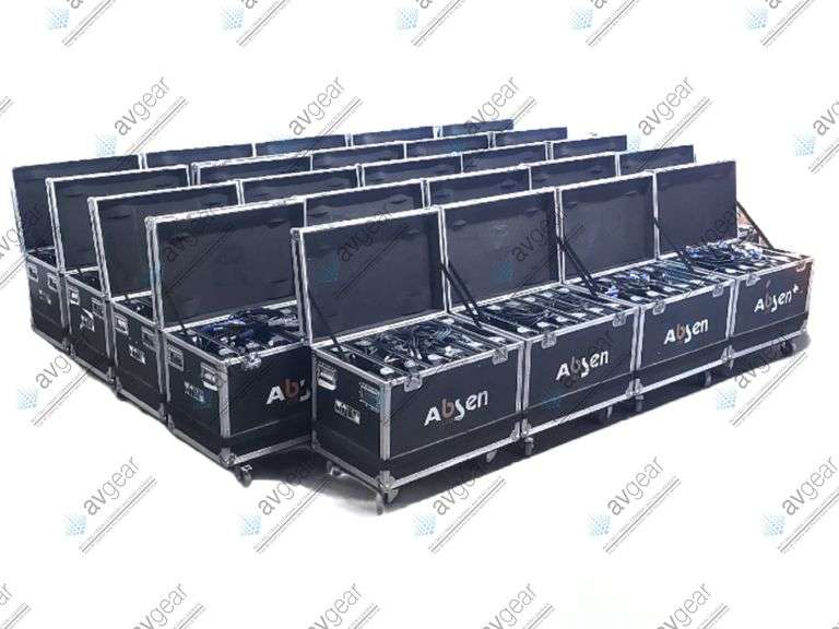 (576) Module Lot – (144) Absen A3 Pro Video Wall Panels w/ (20) Double ...