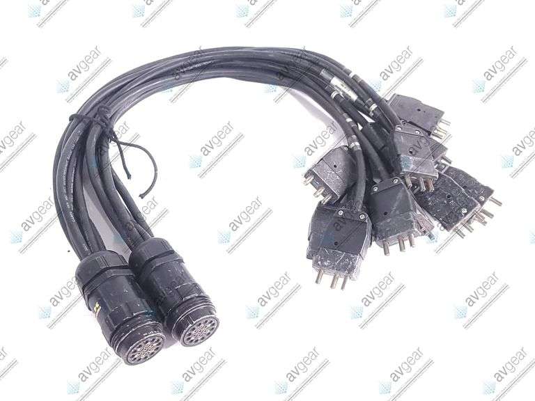 (10) Female 19-Pin Socapex to (6) Male Stage Pin Fan Out Cables ...
