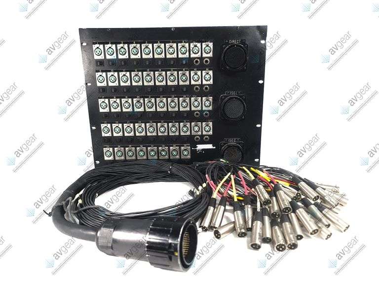 Custom 40 Channel Stage Box w/ 159 Pin Fan out Cable - Joseph Finn Co ...