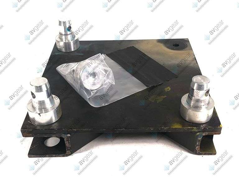 (2) Custom 12x12" Base Plates - Joseph Finn Co., Inc.