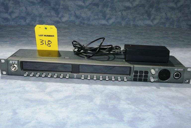 RTS KP-3016 1RU 16 Key Analog & IP Intercom Keypanel with Power Supply ...