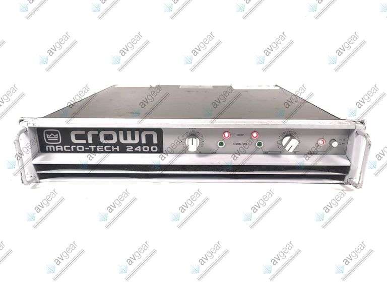 Crown Macro-Tech 2400 Power Amplifier - Joseph Finn Co., Inc.