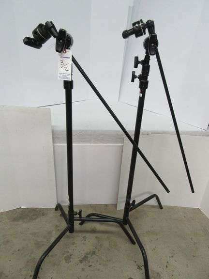 2-Matthews Black C-Stands w/Arm & Knuckle - Joseph Finn Co., Inc.