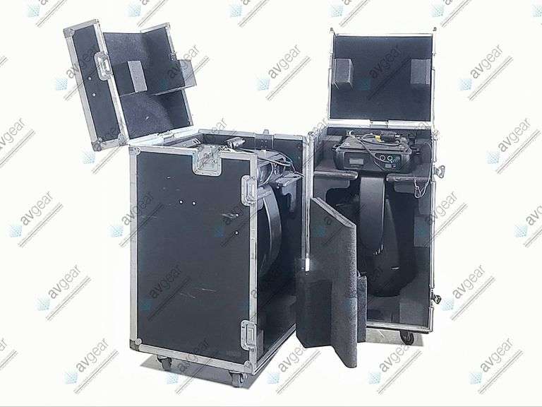 (2) Vari-Lite VL-3000 Spot Moving Head Lights w/ (4) Mounting Brackets ...