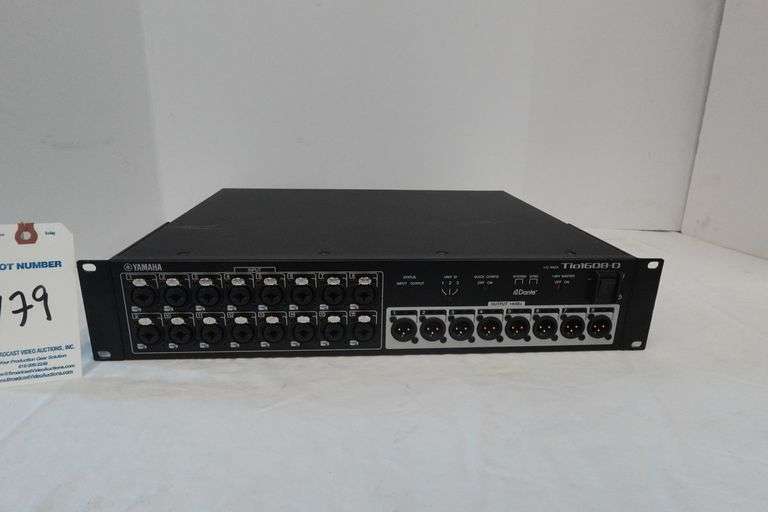 Yamaha Tio1608-D 16 In/8 Out Dante Digital Snake Stage IO Box - Joseph ...