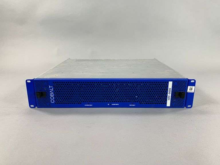 Cobalt HPF-9000 Unit only. unit has medium cosmetic damages QC: unit ...