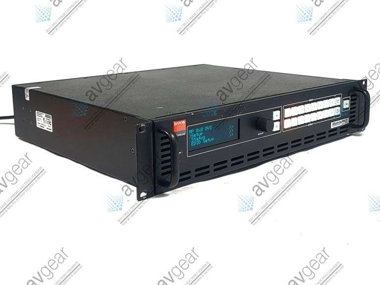 Barco MP-0808D DVI MatrixPRO 8x8 Video Matrix Router - Joseph Finn Co ...