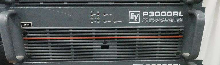 Electro-Voice EV 3000 RL Precision Series Power Amplifier, 2 x 1300W ...