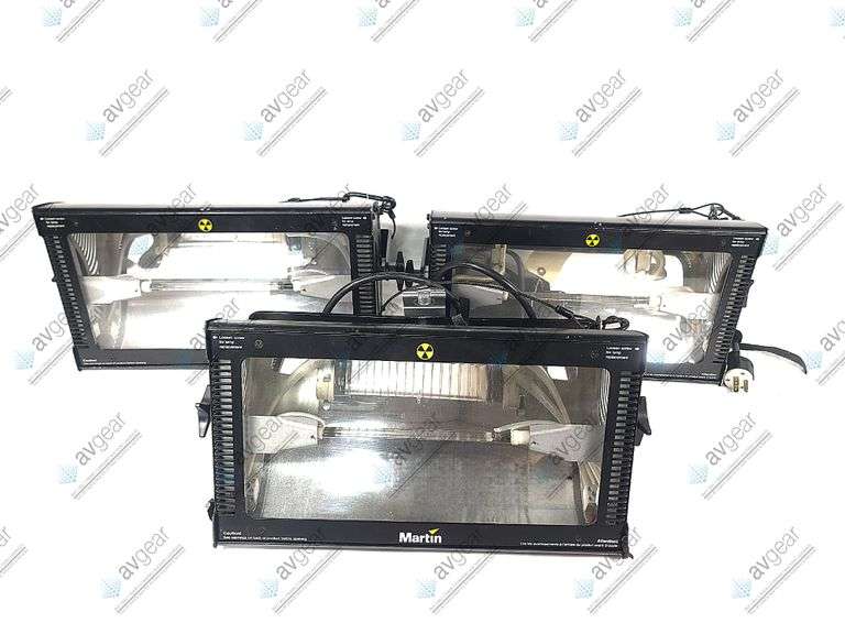 (3) Martin Atomic 3000 DMX Strobe Lights - Joseph Finn Co., Inc.
