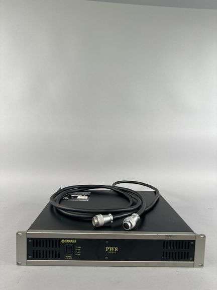 Yamaha PW8 comes with cable, serial number has worn off the sticker ...
