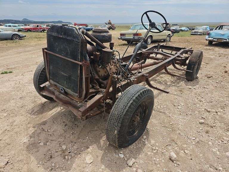 1946 Ford Rolling Chassis Complete w/Flathead V8 - Spankys Freedom Car ...