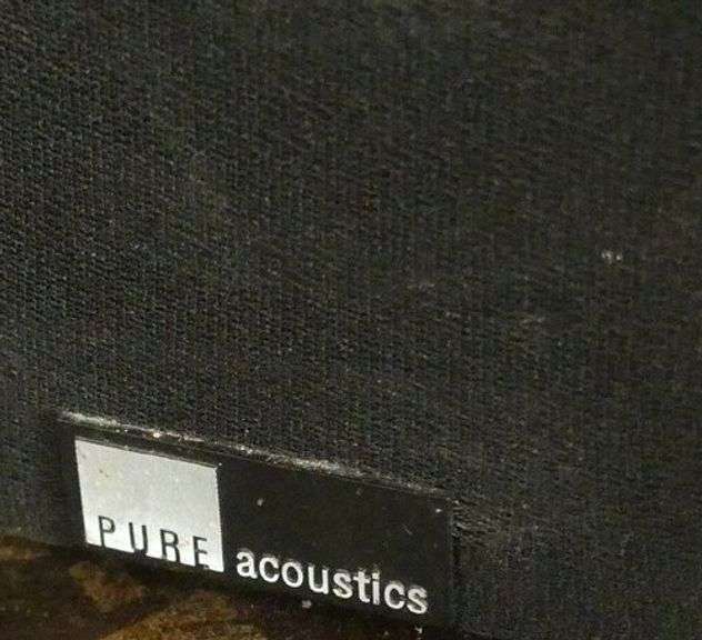 PAIR OF PURE ACOUSTICS SPEAKERS - Gardner Galleries