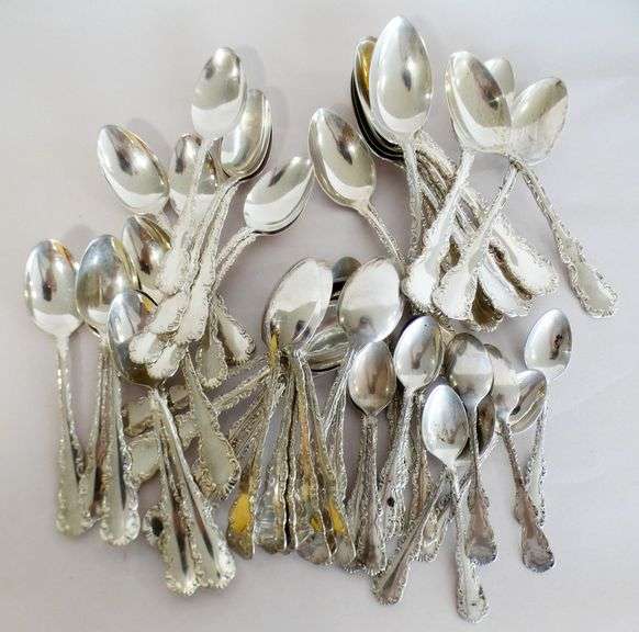 FIFTY BIRKS "LOUIS XV" STERLING SPOONS - Gardner Galleries