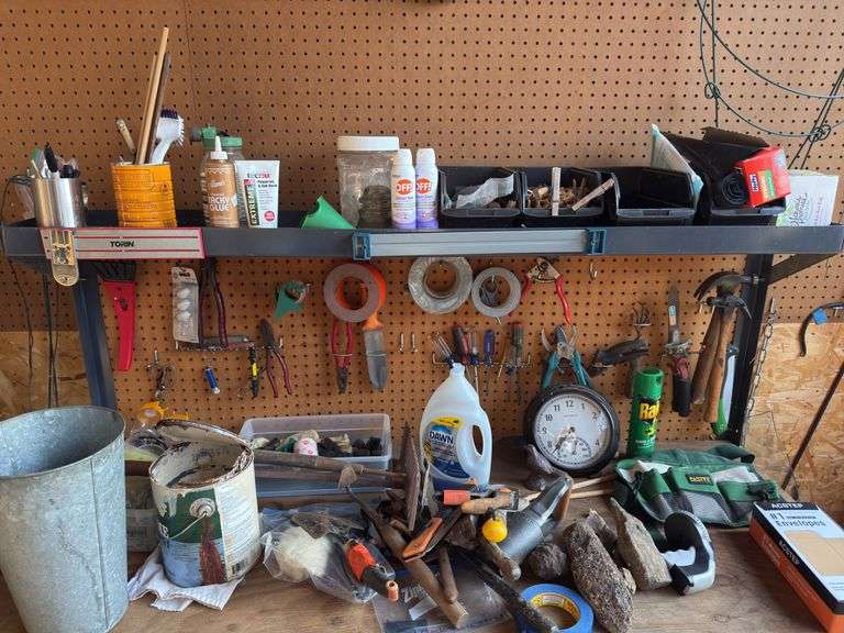 Tape, hand tools, misc - Gary Realty & Auction