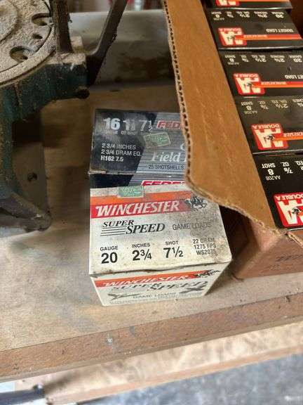 20 ga Shotgun shells, reloader - Gary Realty & Auction