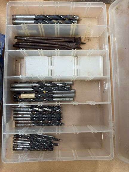 Drill bits, hardware, misc - Gary Realty & Auction