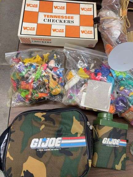Gi Joe, tn checkers, glasses etc - Gary Realty & Auction