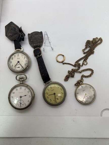 (4) pocket watches - Gary Realty & Auction