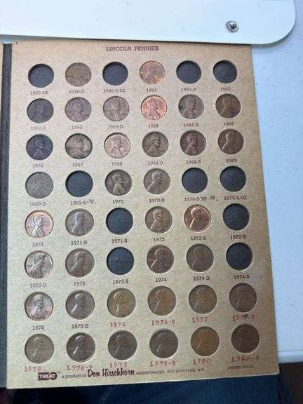 Pennies book - Gary Realty & Auction