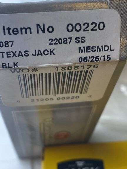Case 22087 Texas Jack - Gary Realty & Auction
