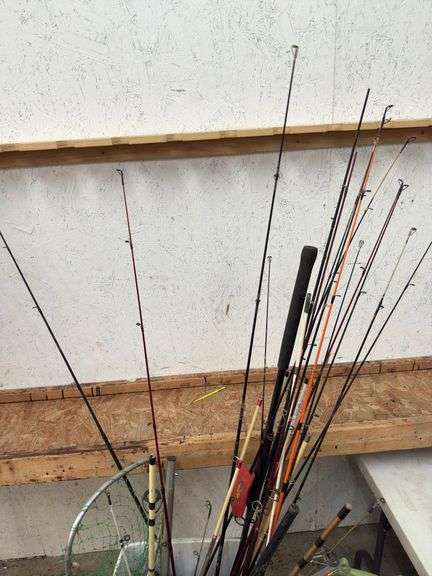 Fishing rods, net etc - Gary Realty & Auction