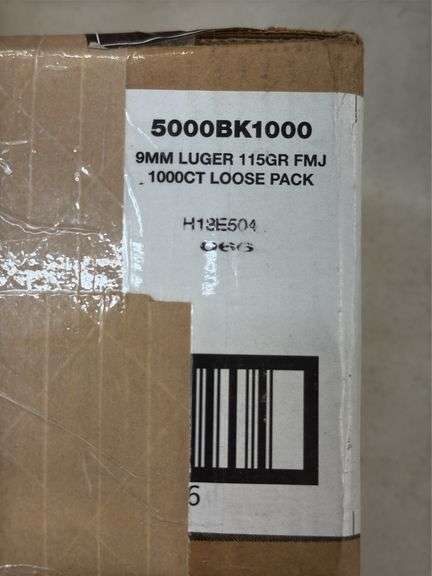 1,000 rounds 9mm - Gary Realty & Auction