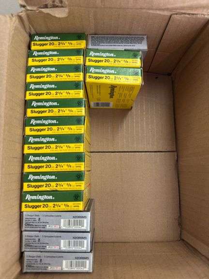 (80) 20ga slugs - Gary Realty & Auction