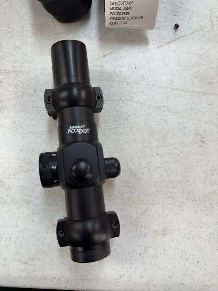 Tasco accudot sight, Simmons monocular, bollé sunglasses - Gary Realty ...