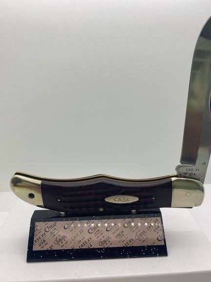 Case 1 dot 6165 folding hunter pakkawood - Gary Realty & Auction