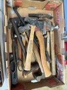 Assorted hammers, hatchets etc - Gary Realty & Auction