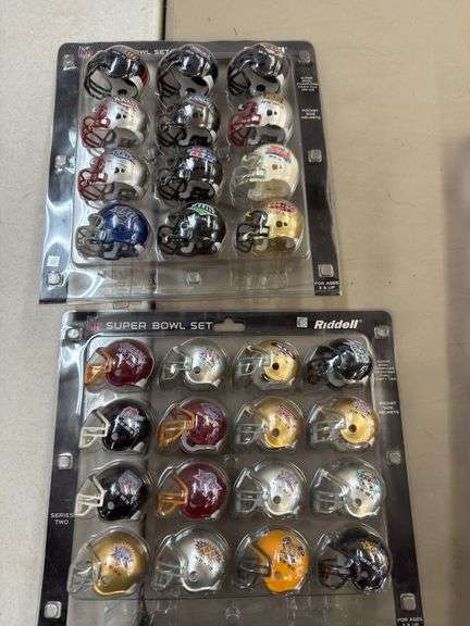 NFL mini helmets - Gary Realty & Auction