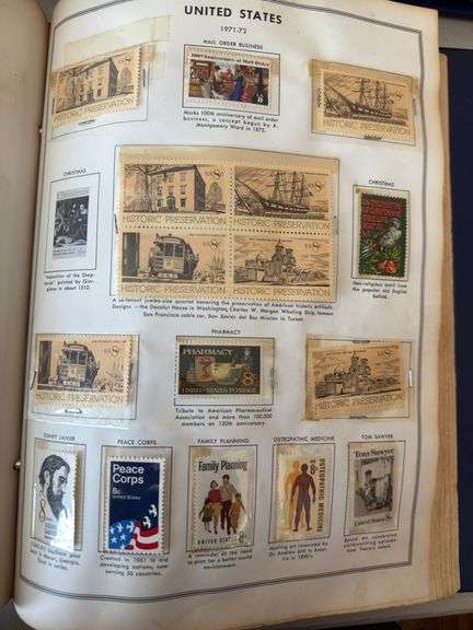 Stamp books - Gary Realty & Auction