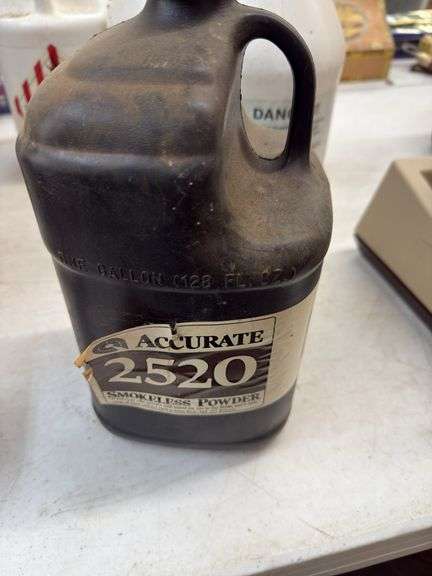 Accurate 2520 smokeless powder unopened - Gary Realty & Auction