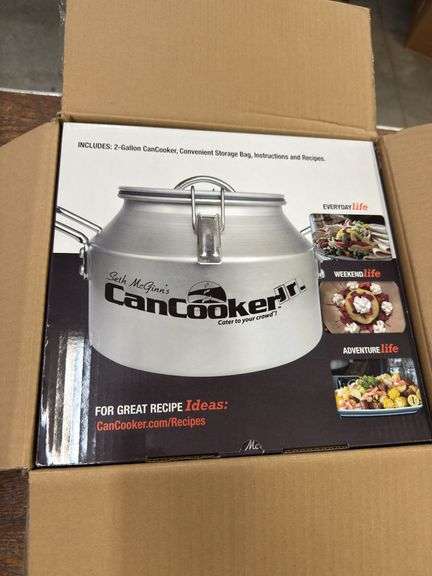 Can cooker jr, multi fuel cooker - Gary Realty & Auction