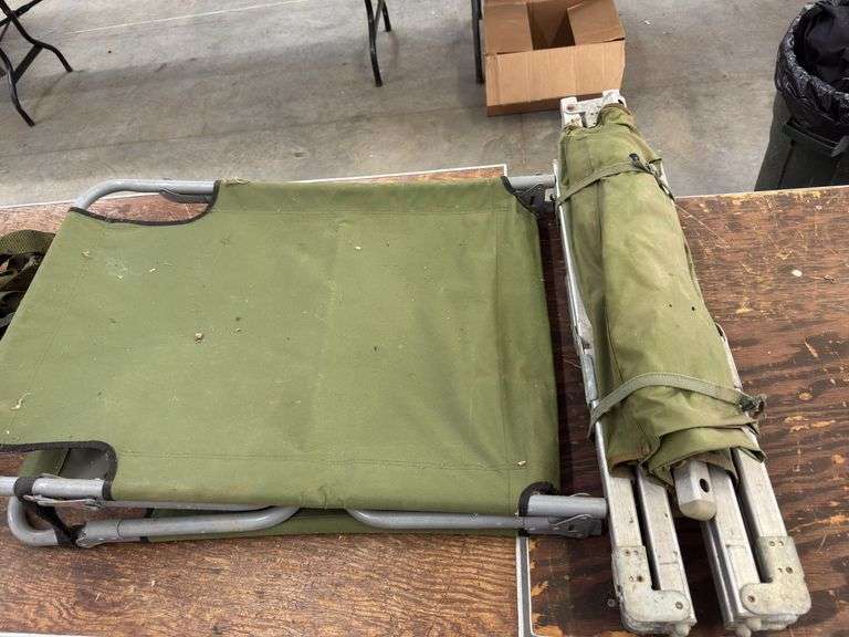 Army cots - Gary Realty & Auction