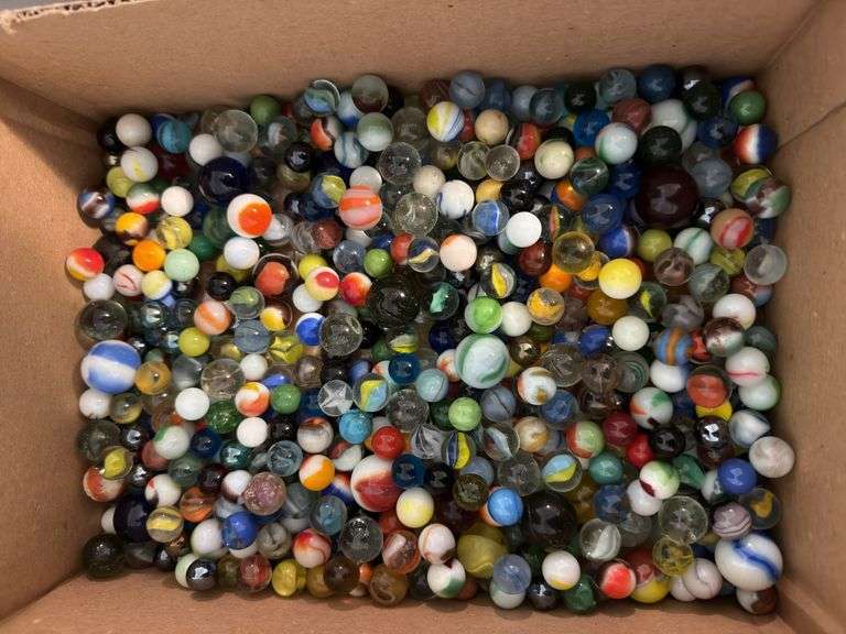 Assorted marbles - Gary Realty & Auction