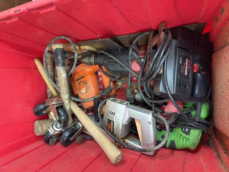 Assorted power tools - Gary Realty & Auction