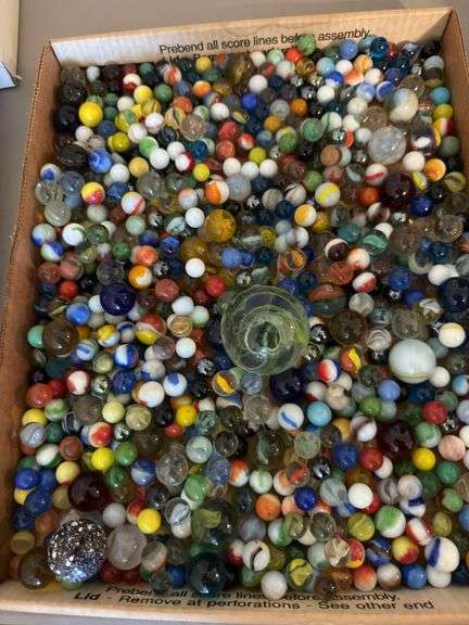 Assorted marbles - Gary Realty & Auction